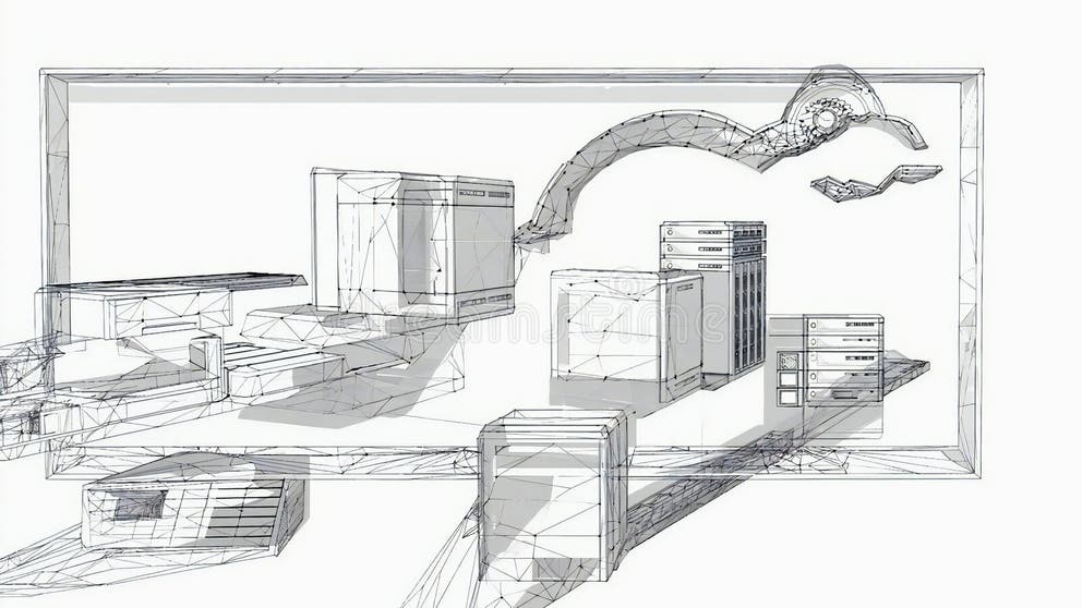 Center Wireframe Stock Illustrations – 7,004 Center Wireframe Stock ...