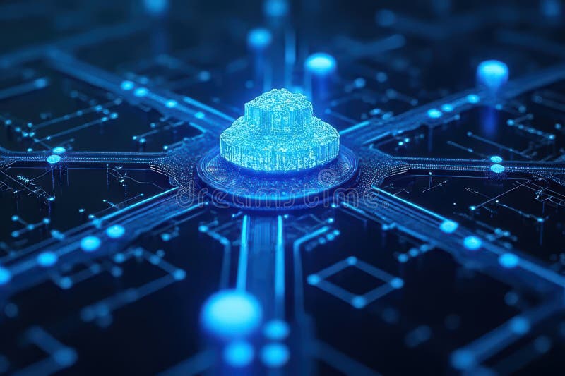 Data Centers: Parsec Cloud Hosting S Approach To Security and Tech Stock Illustration ...