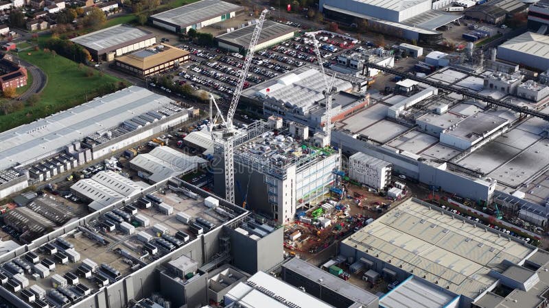 Data Centers in Slough, England. Data Facilities Under Construction ...