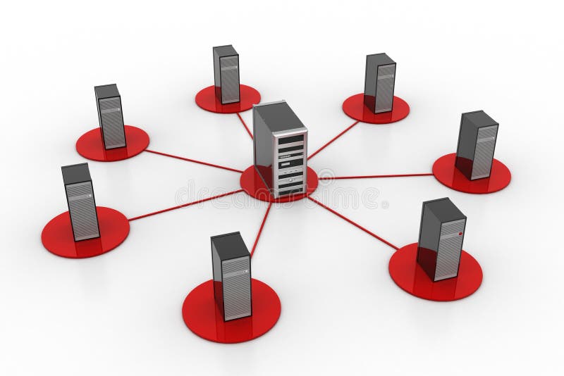 Data centre networking stock illustration. Illustration of host - 76330994