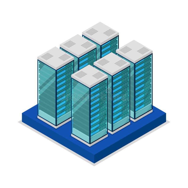 Data Centre Isometric Stock Illustrations – 119 Data Centre Isometric ...