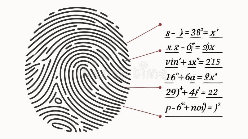Data Chart Fingerprint, Analytical Identity, Statistic Person, Data ...