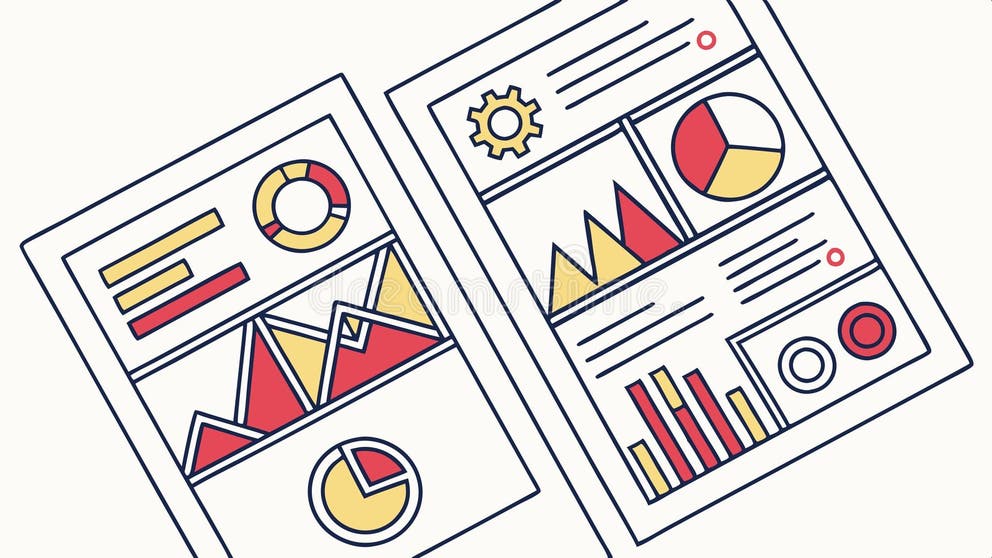 Data Chart with Graphs, Business Analytics, Data Visualization, Stats Generative AI Stock ...