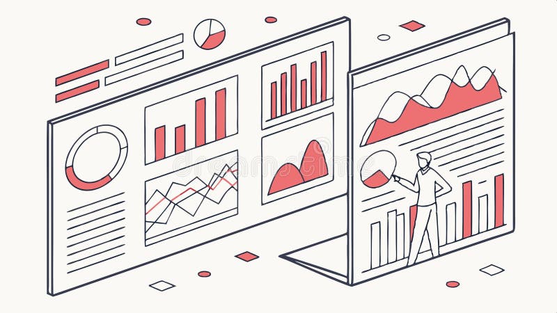 Data Charts and Graphs Set, Business Analytics, Data Visualization, Infographic Elements Vector ...