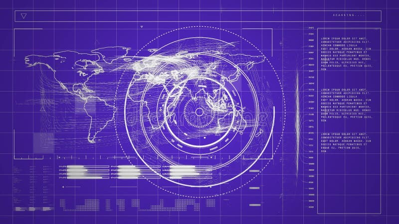 Data and Charts on Purple Background Stock Video - Video of connect ...