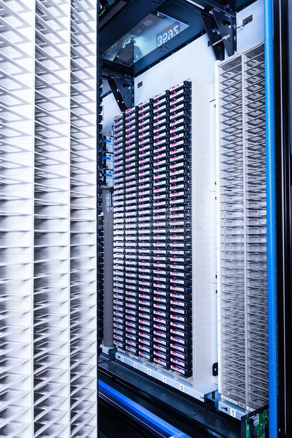 Data Cloud Hardware with Hard Drives Stock Image - Image of insert ...