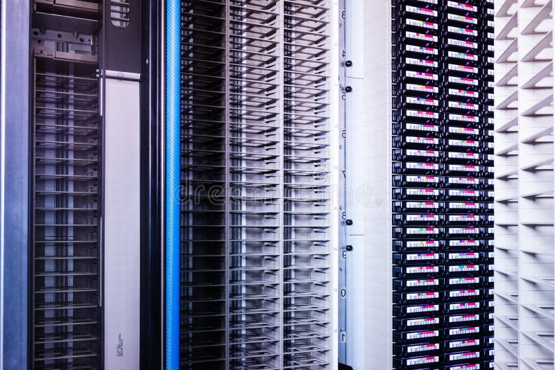 Data Cloud Hardware with Hard Drives Stock Image - Image of hardware ...