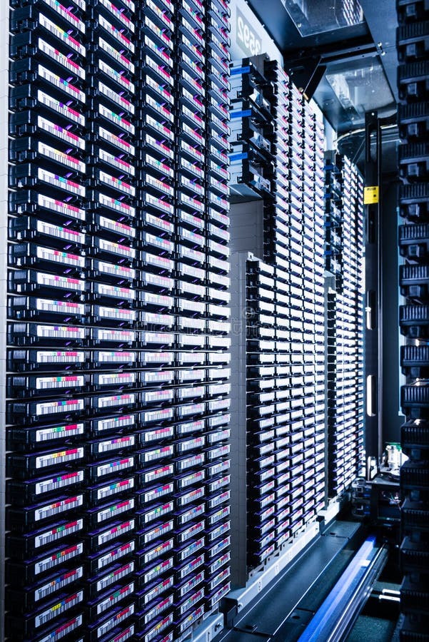 Data Cloud Hardware with Hard Drives Stock Photo - Image of ...