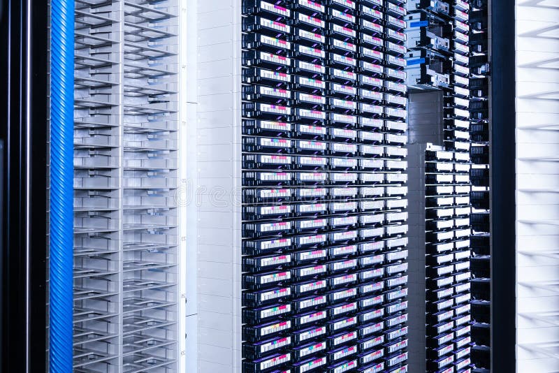 Data Cloud Hardware with Hard Drives Stock Image - Image of hard, drive ...