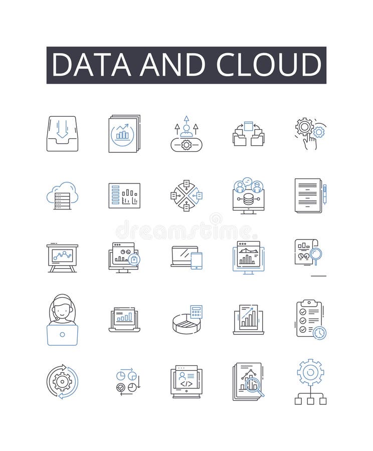 Data and Cloud Line Icons Collection. Analytics and Insights ... Data and Cloud Line Icons Collection. Analytics and Insights ...