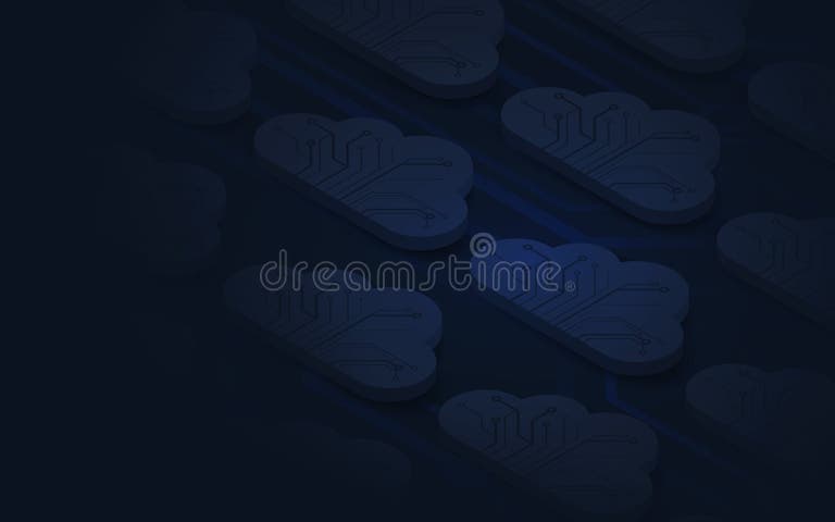 Data Cloud Storage, Cloud Computing Technology. Abstract Pattern Clouds ...