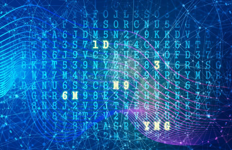 Machine Code Backdrop. Concept of Internet Technology Stock ...