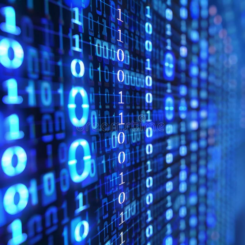 Data Code Binary Background Digital Binary Data On Computer Screen 8110