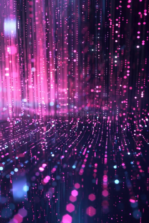 Data Code Binary Background Digital Binary Data On Computer Screen Matrix Pattern Cyberspace