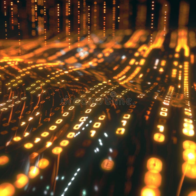 Data Code Binary Background, Digital Binary Data on Computer Screen ...