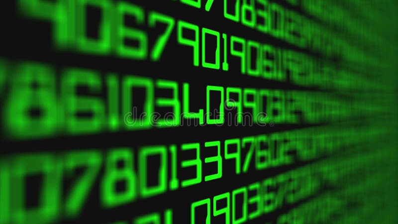 Data Code on Computer Screen Stock Photo - Image of complex, encryption ...