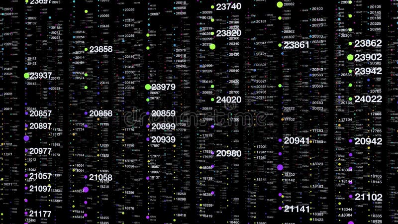 Data Code Numbers Network Information Animation Background Stock Video ...