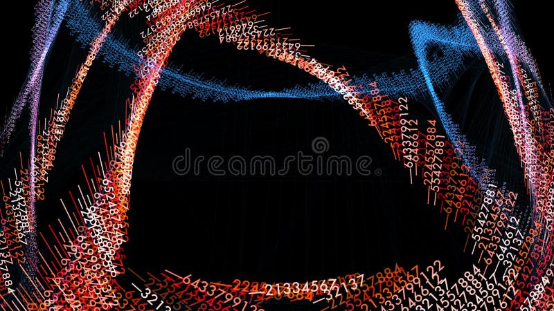 Data Code Numbers Network Information Animation Background Stock Video ...