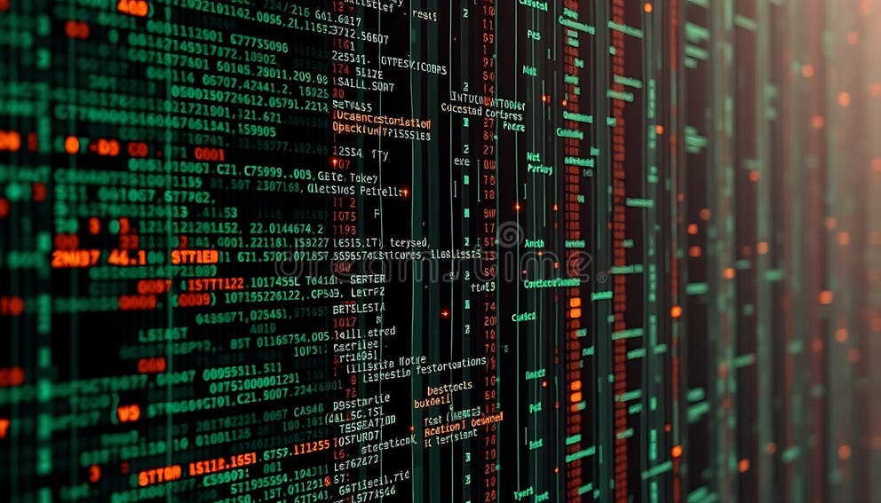 Data Code Screen, Digital Information, Technology, Programming, Tech Interface, Code Generative ...