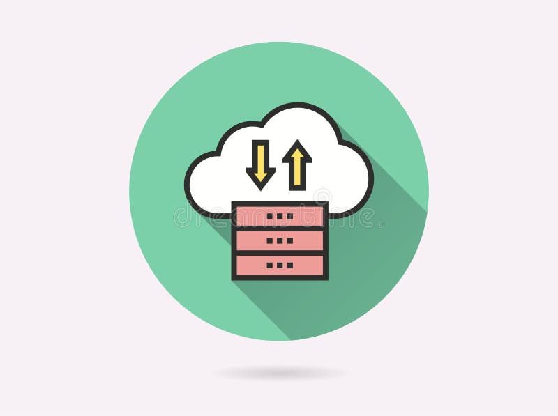 Data Collection Icon on White Background. Vector Illustration. Stock ...