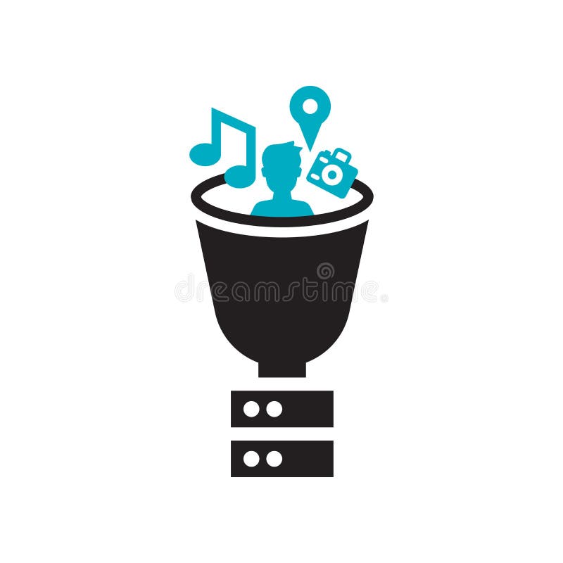 Data Collection Icon Vector Sign and Symbol Isolated on White ...