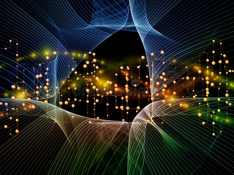 Data Communication stock illustration. Illustration of science - 165403040