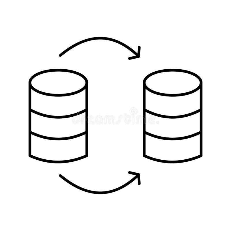 Data Communication Vector Icon Which Can Easily Modify or Edit Stock ...