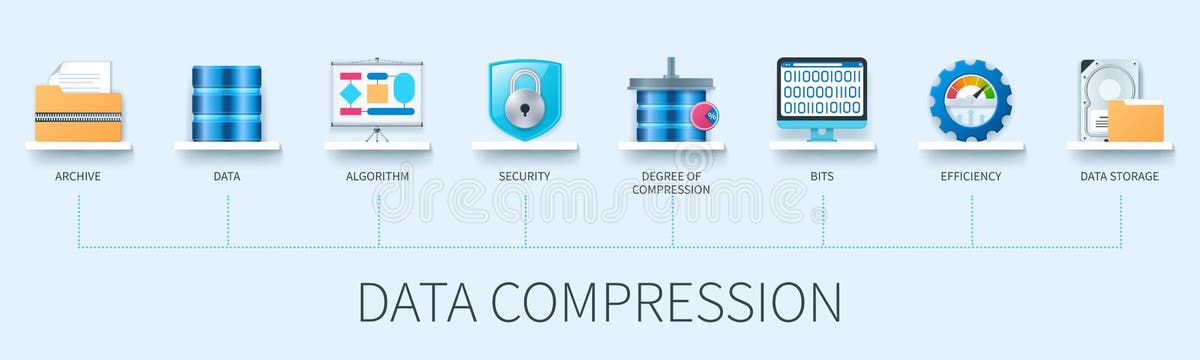 Compression Algorithm Stock Illustrations – 138 Compression Algorithm ...