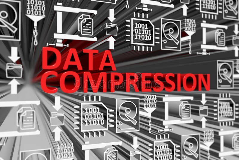Data Compression Symbol Icon, Black Vector Sign with Editable Strokes ...
