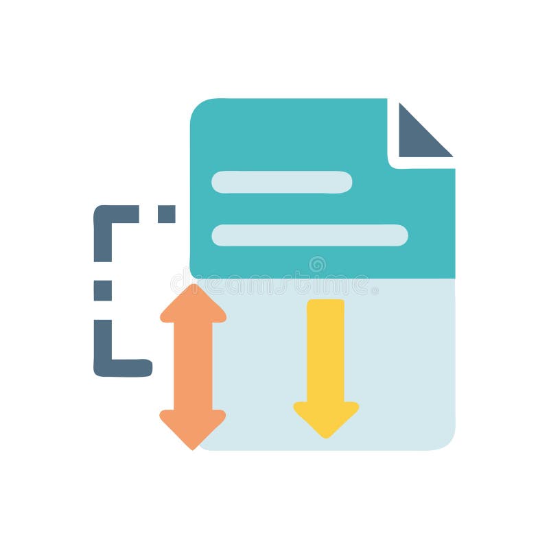 Data Compression Technology Icon Stock Vector - Illustration of copy ...