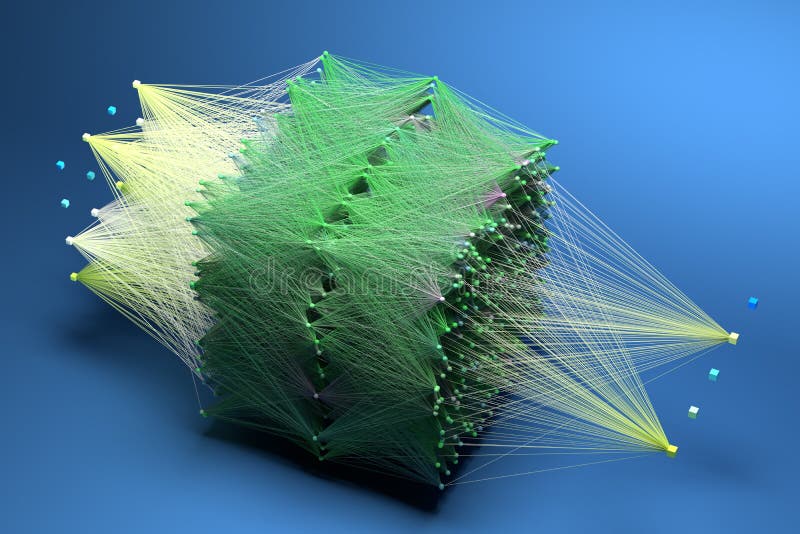 Data Concept, Internet Connection Network High Digital Technology. 3D ...