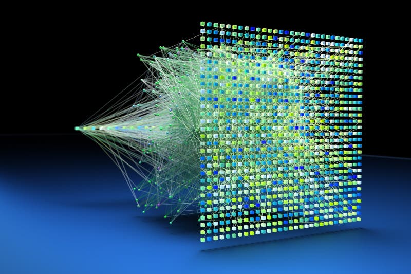 Data Concept, Internet Connection Network High Digital Technology. 3D ...