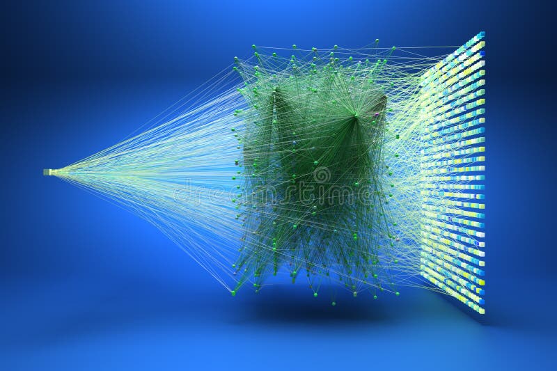 Data Concept, Internet Connection Network High Digital Technology. 3D ...
