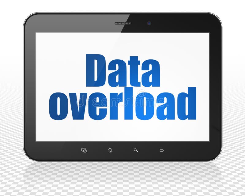 Data Concept: Tablet Pc Computer with Data Overload on Display Stock ... Data Concept: Tablet Pc Computer with Data Overload on Display Stock ...