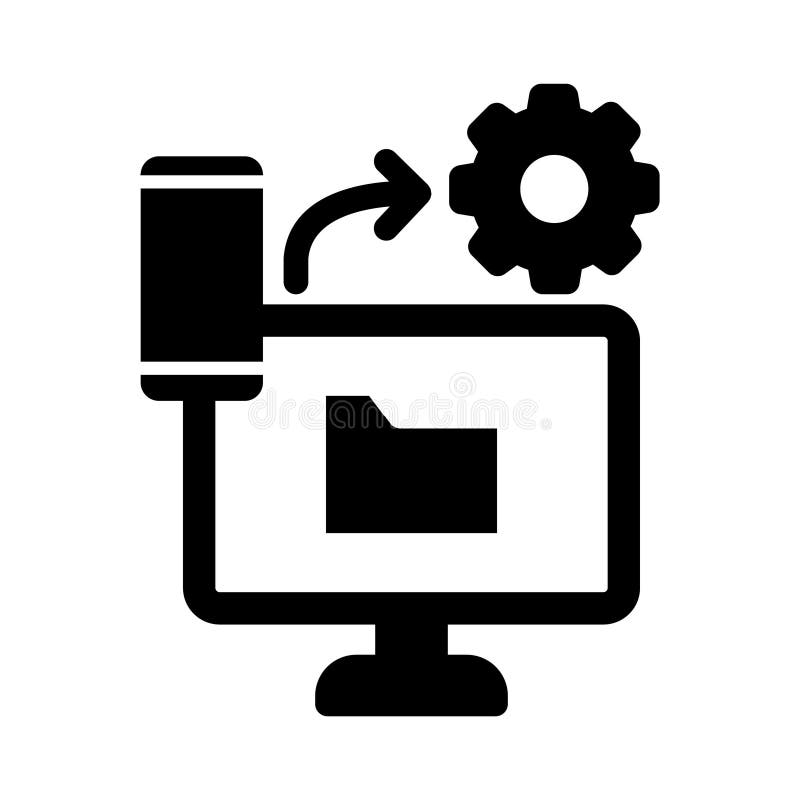 Data Configuration Icon Which Can Easily Modify or Edit Stock Vector ...
