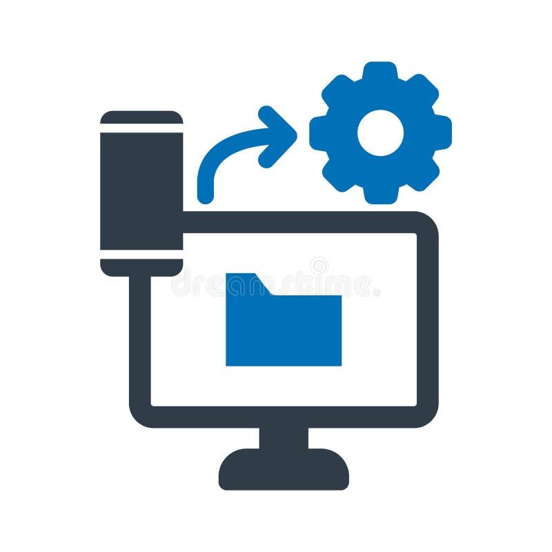 Data Configuration Icon Which Can Easily Modify or Edit Stock Vector ...