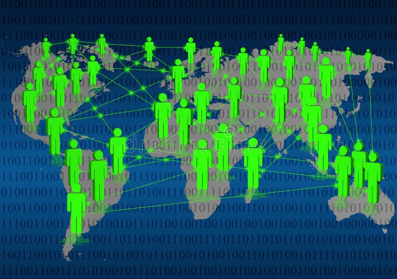 Data connection stock illustration. Illustration of dots - 37961790