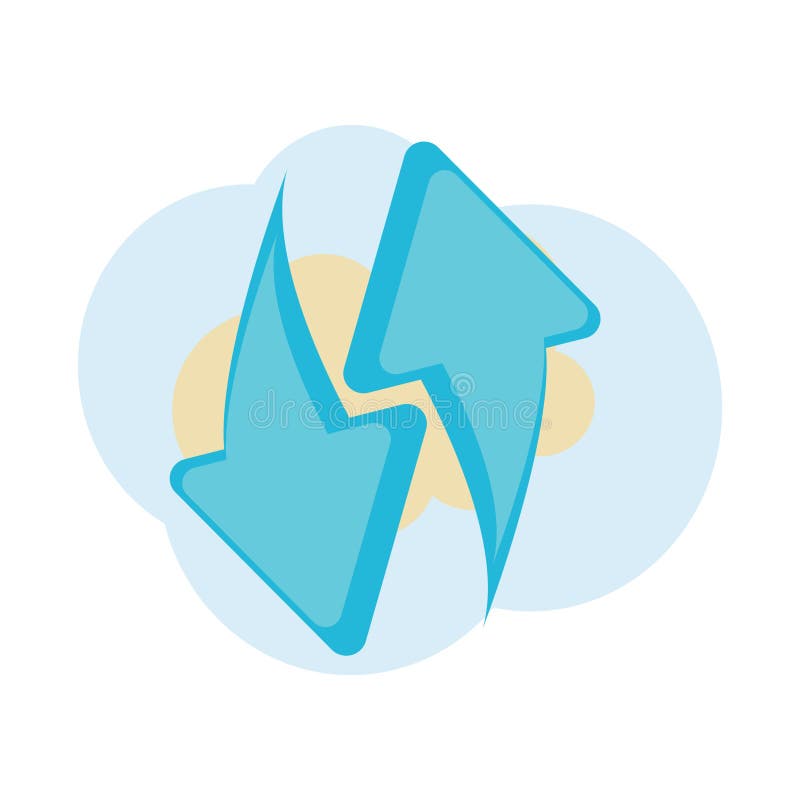 Data Connection Arrows. Vector Illustration Decorative Design Stock ...