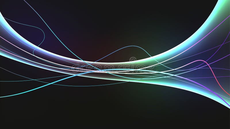 Data Connection Line Wave Abstract Technology Stock Vector ...