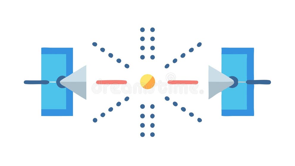 Data Connection Point for Seamless Information Transfer, Vector Design ...
