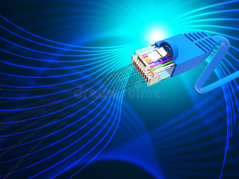 Data Connection Represents Global Communications and Computer Stock ...