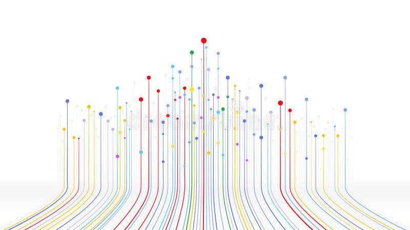 Data Connection Speed Line Technology Background Stock Illustration ...