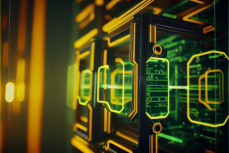 Data Connectivity Concept with High-Tech Structure. Technology Modern ...