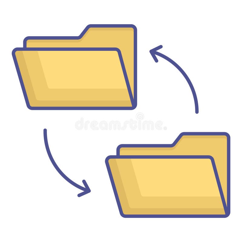 Data Conversion Vector Outline Icon Design Illustration. Stock Vector ...