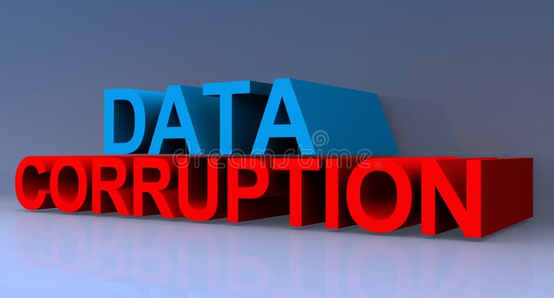 Data Corruption Illustration Stock Illustration - Illustration of drawn ...
