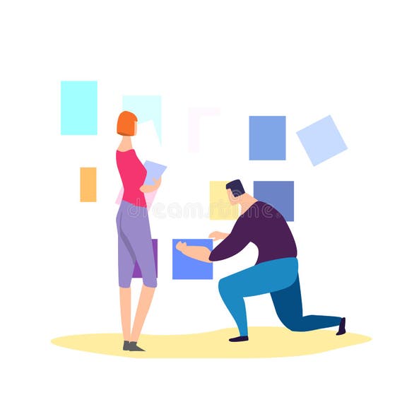 Data Counting, People are Doing Data Analysis.Company Employees Work ...