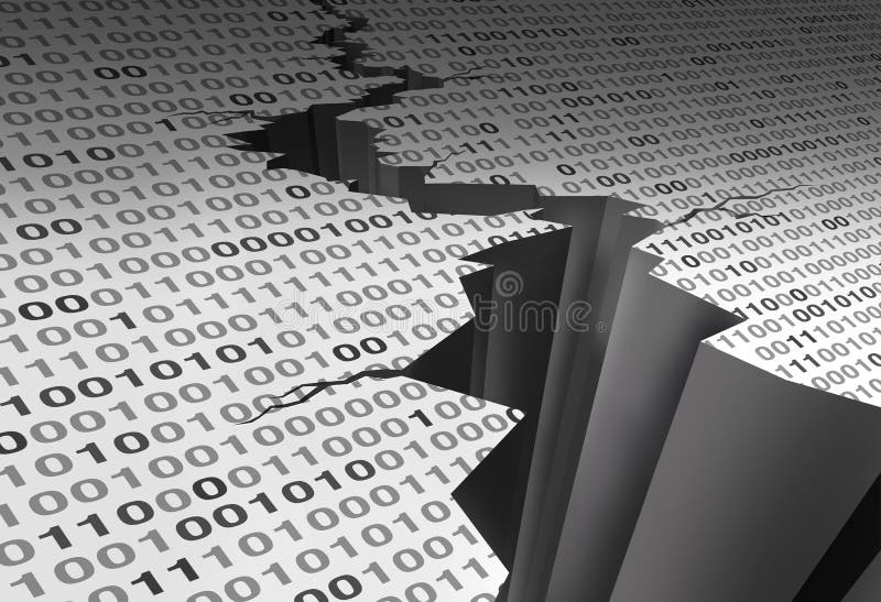 Computer data stock illustration. Illustration of wall - 16165722