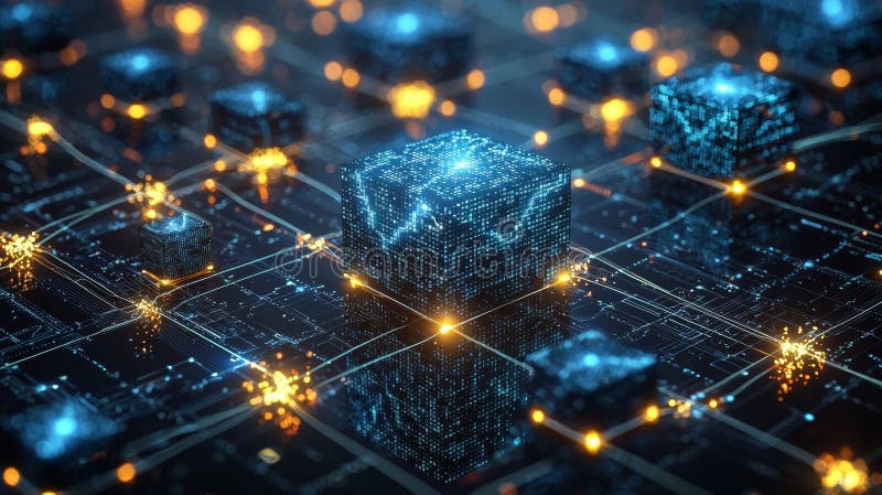 Data Cubes stock illustration. Illustration of research - 335078909