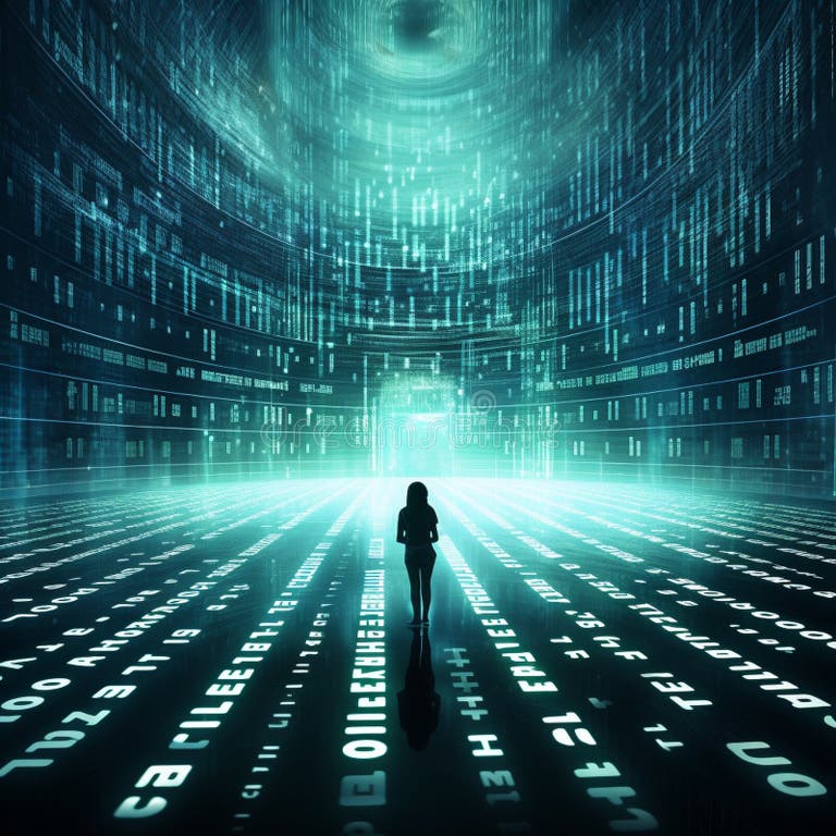 Data Streams Merging Stock Illustrations – 190 Data Streams Merging ...