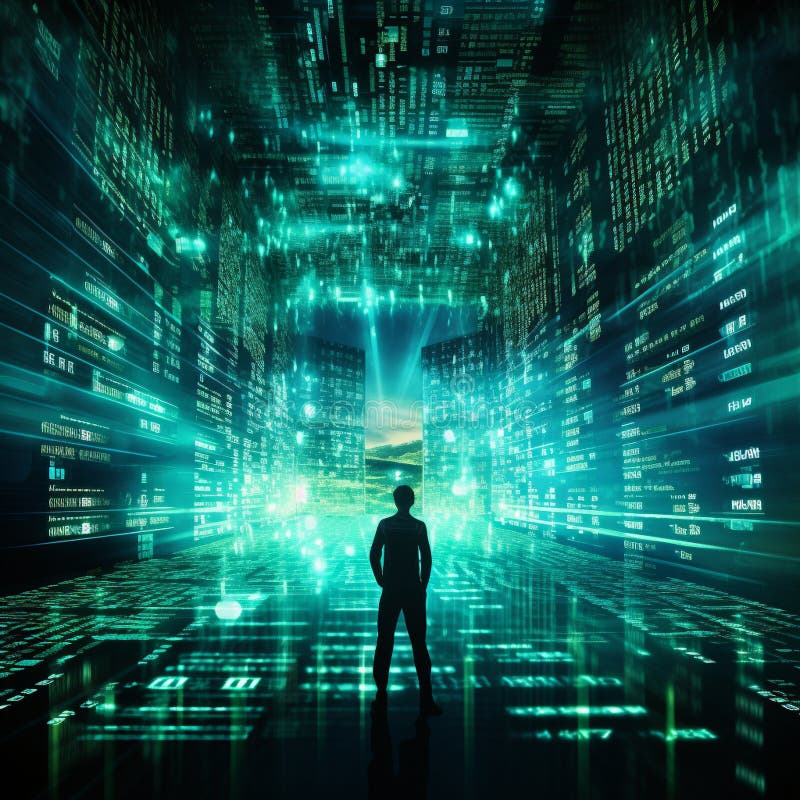 Data Currency stock image. Image of binary, information - 290933337